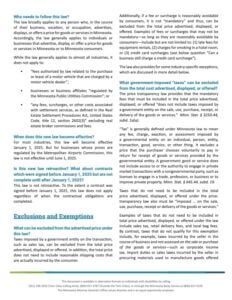 2025 Price Transparency Guidance - Hospitality Minnesota